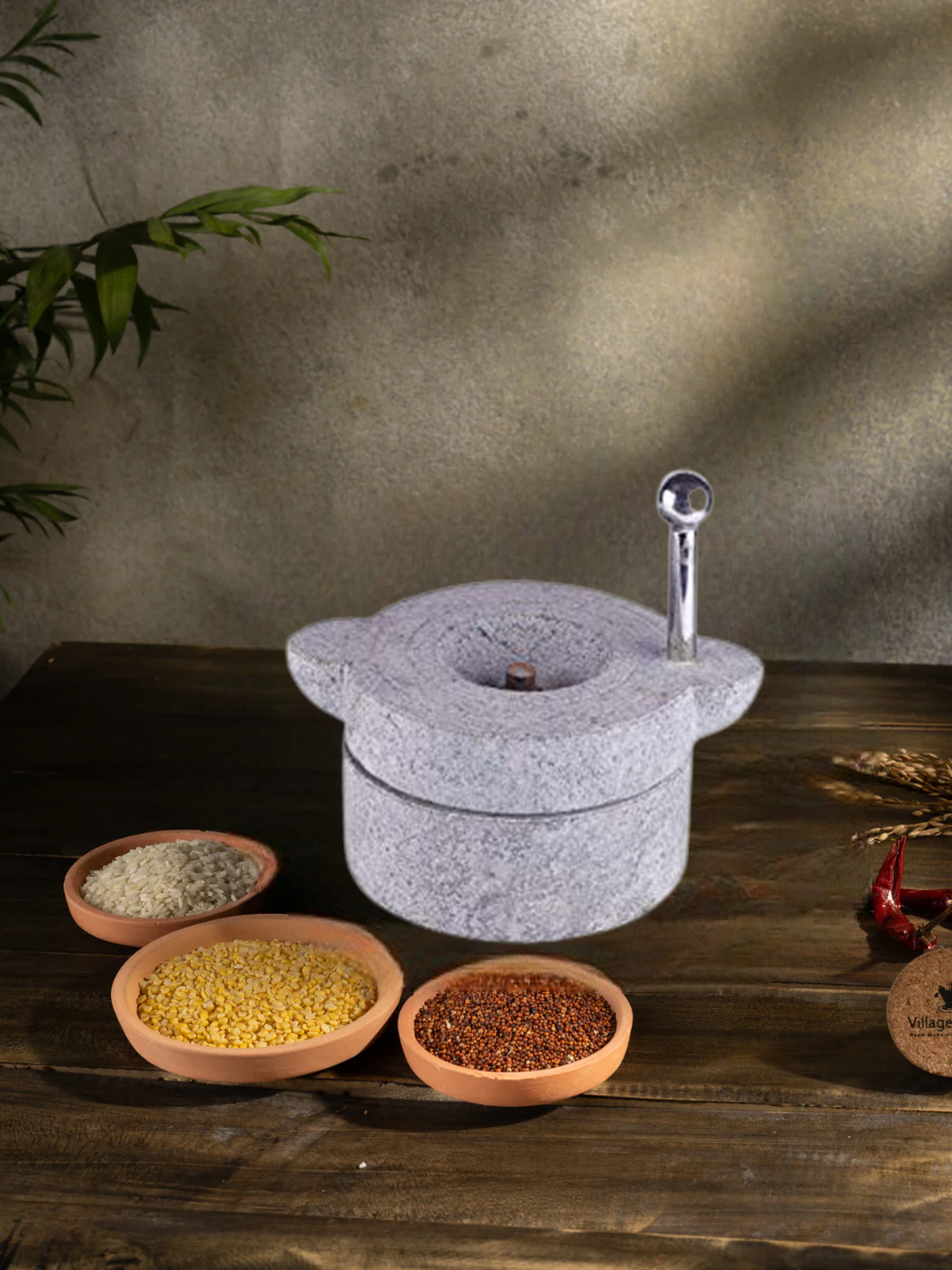 Grab Your Traditional Atta Chakki | Durable Stone Grinder for Kitchen