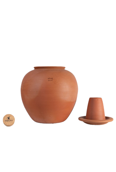 Buy Now – 6 Litre Clay Water Pot|Matka Pot for Natural Cooling
