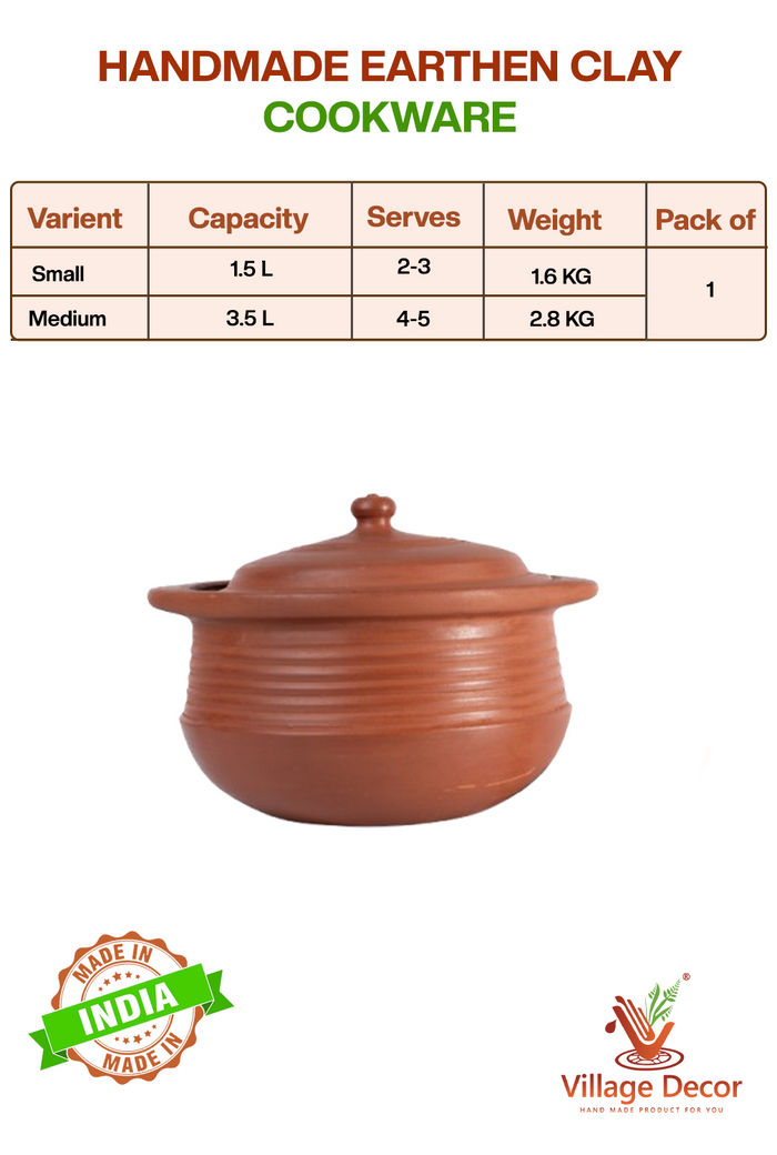 Grab Your Earthen Clay Cooking Pot – Limited Stock Only
